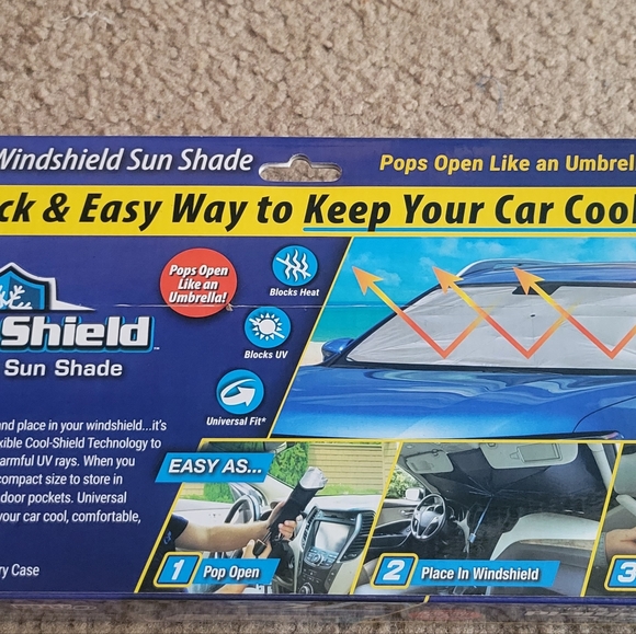 Brella Shield | Other | Brella Shield Car Windshield Sun Shade Nib ...